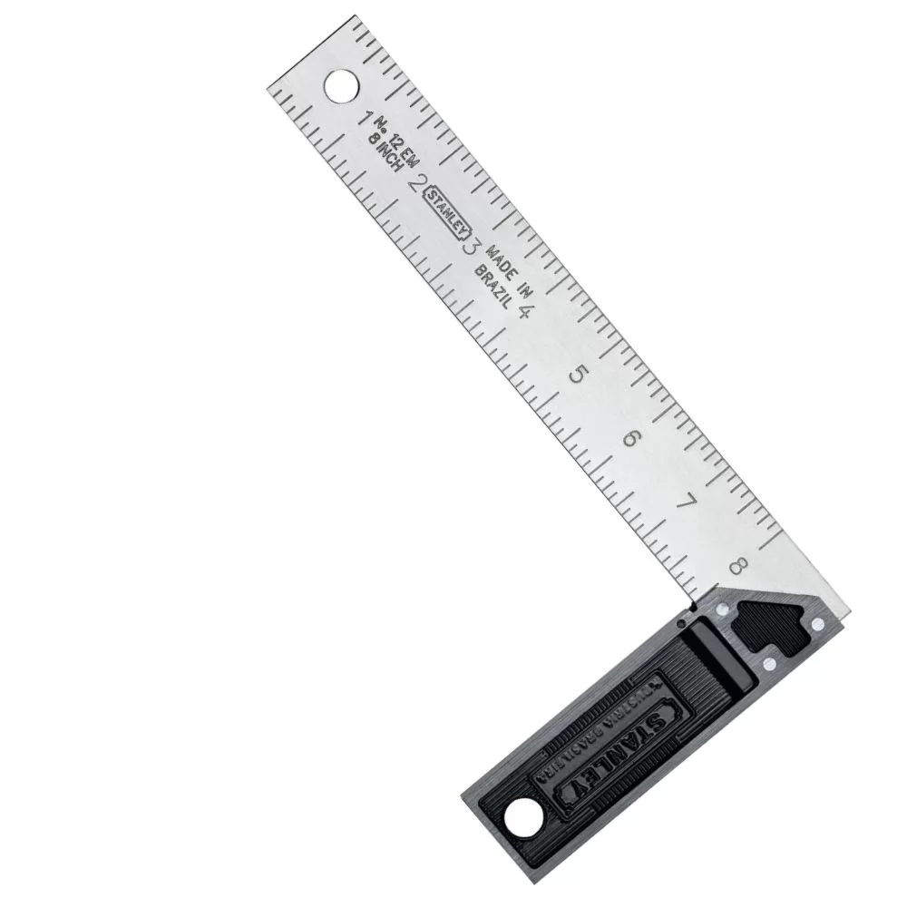 ESQUADRO 8'' 203MM PROFISSIONA L STANLEY - VL Ferramentas e Equipamentos